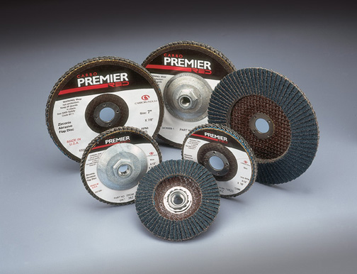Carborundum Flap Discs Premier Red Zirconia 4 Inch 7/8 Hole